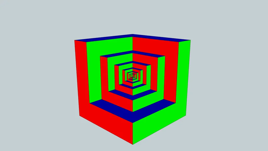 Trippy mathematical 3d Pattern | 3D Warehouse