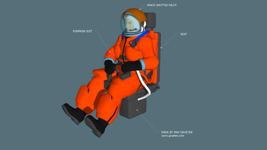 3D Space Shuttle Pilot | 3D Warehouse