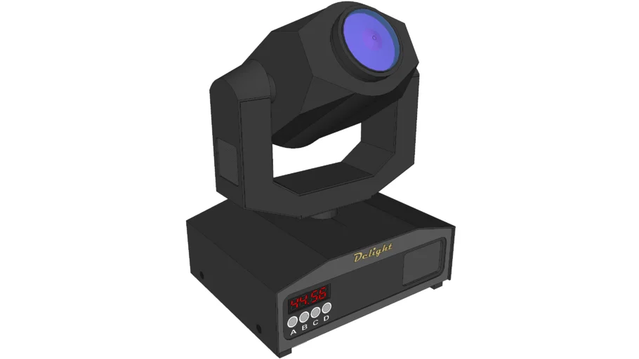 Discolights effects: Delight Moving Head MH350 | 3D Warehouse