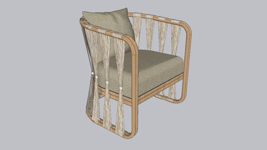 PALECHEK STRINGS ATTACHED LOUNGE CHAIR | 3D Warehouse