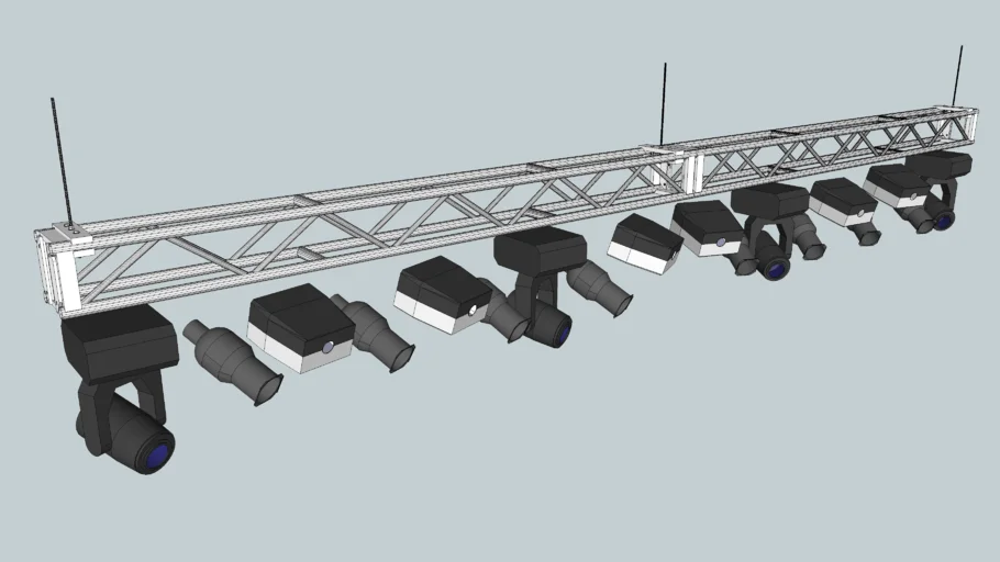 Main Stage Lighting Truss | 3D Warehouse