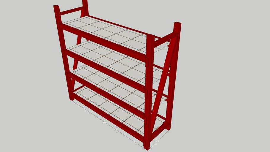 RED_RACKING_24x76,5 | 3D Warehouse