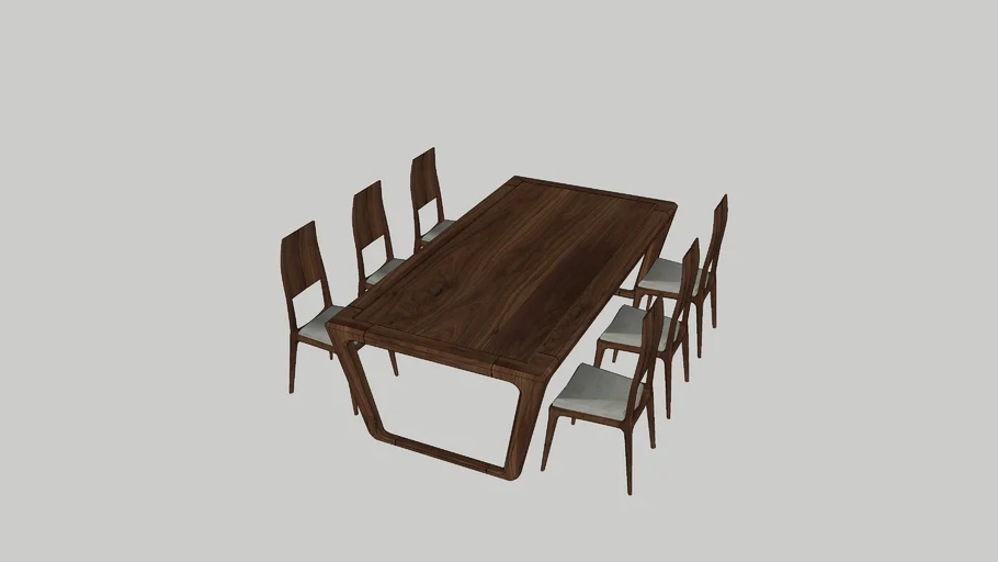 Dining table set | 3D Warehouse