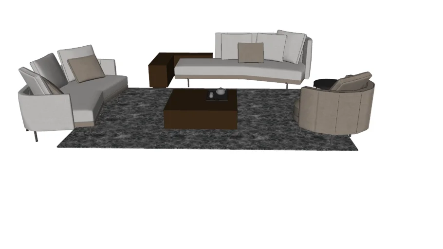 MINOTTI TORII SET 2 | 3D Warehouse