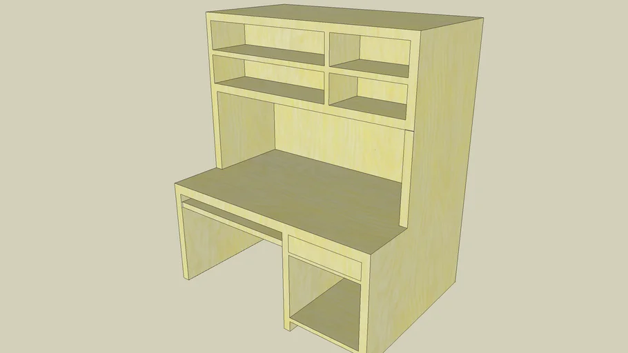 Computer Desk | 3D Warehouse