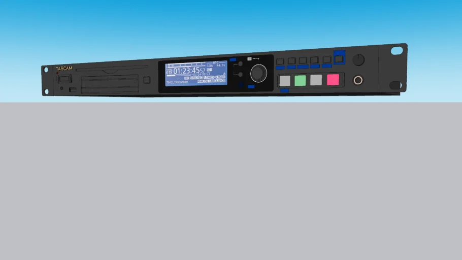 TASCAM - CD-SD-USB recorder player - CDR250N | 3D Warehouse