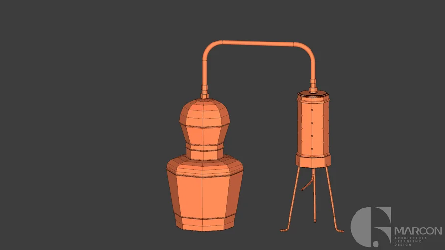 Alambique (distillery, still) | 3D Warehouse