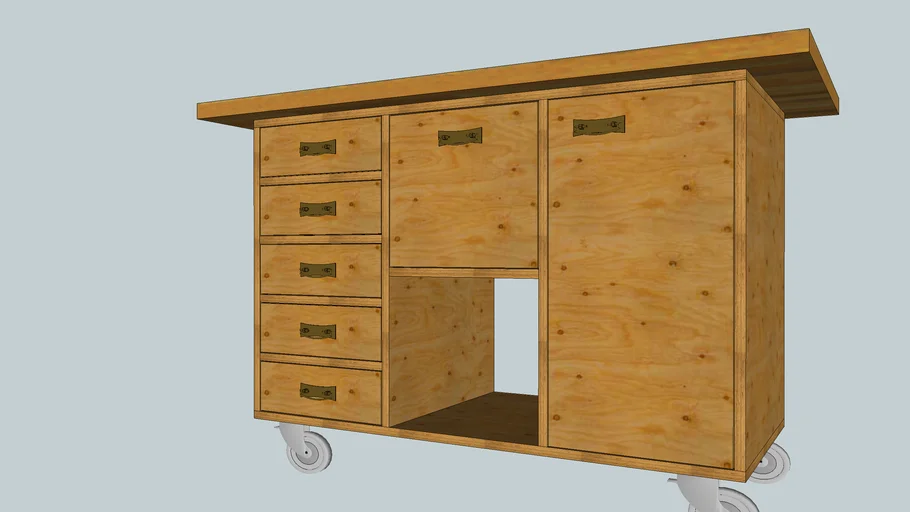 multifunctional outfeed table | 3D Warehouse