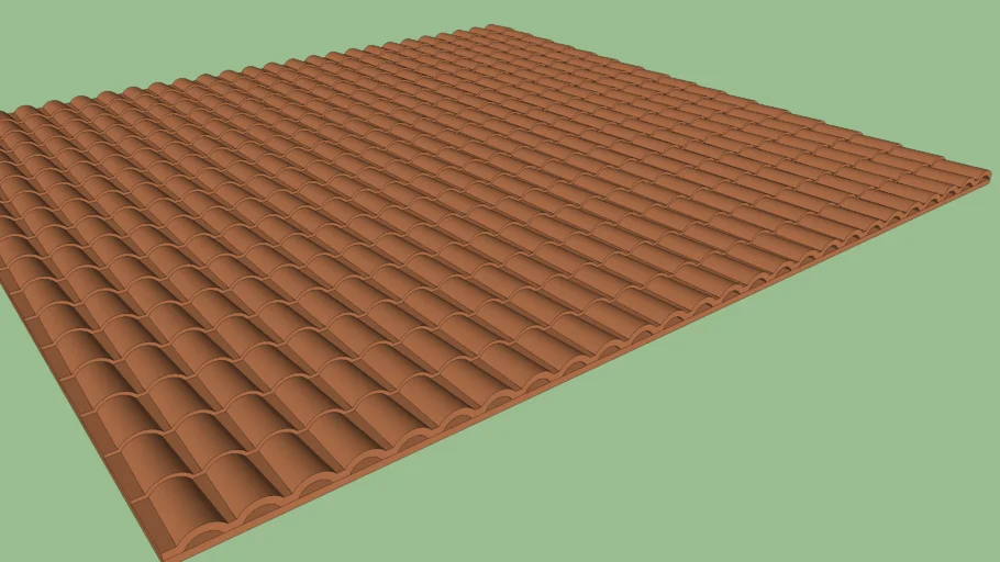 Terracotta Roof tiles | 3D Warehouse