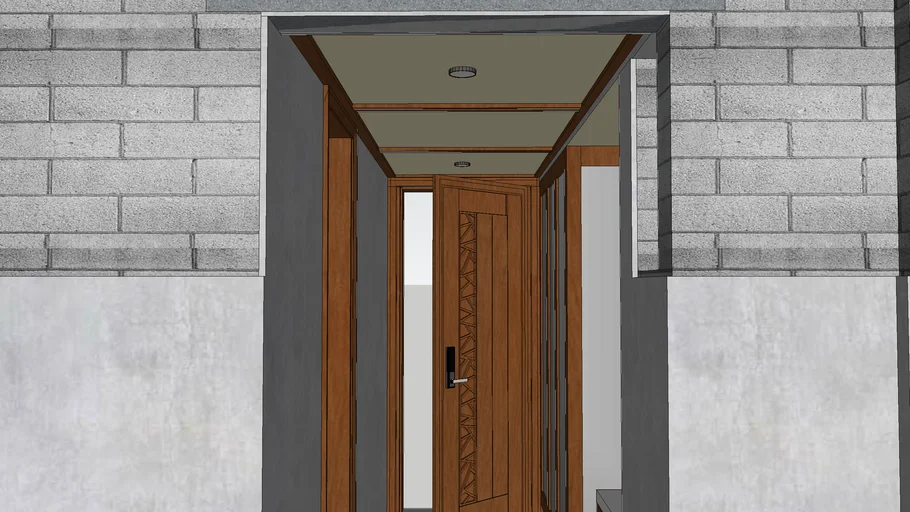 Washroom Vestibule Detail | 3D Warehouse