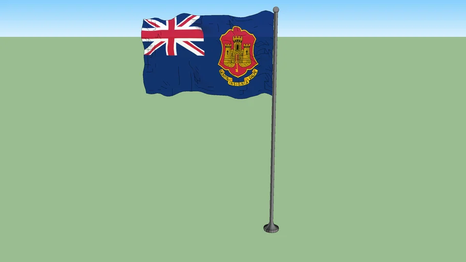 Government ensign of Gibraltar | 3D Warehouse
