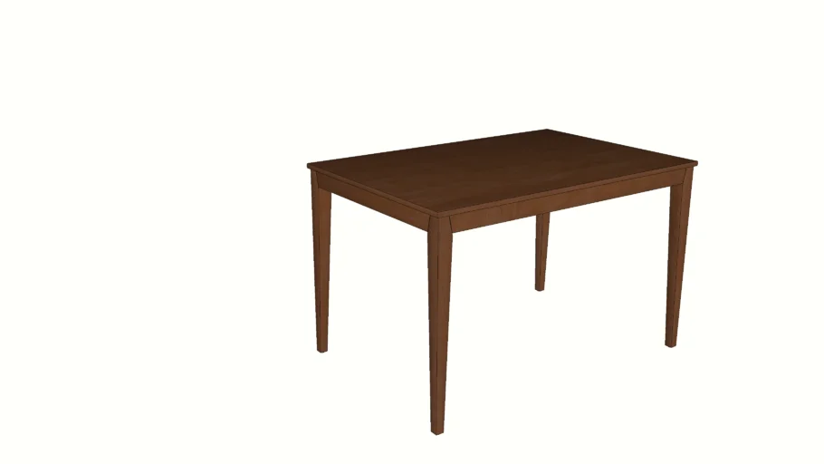 Mesa London Retangular amêndoa | 3D Warehouse