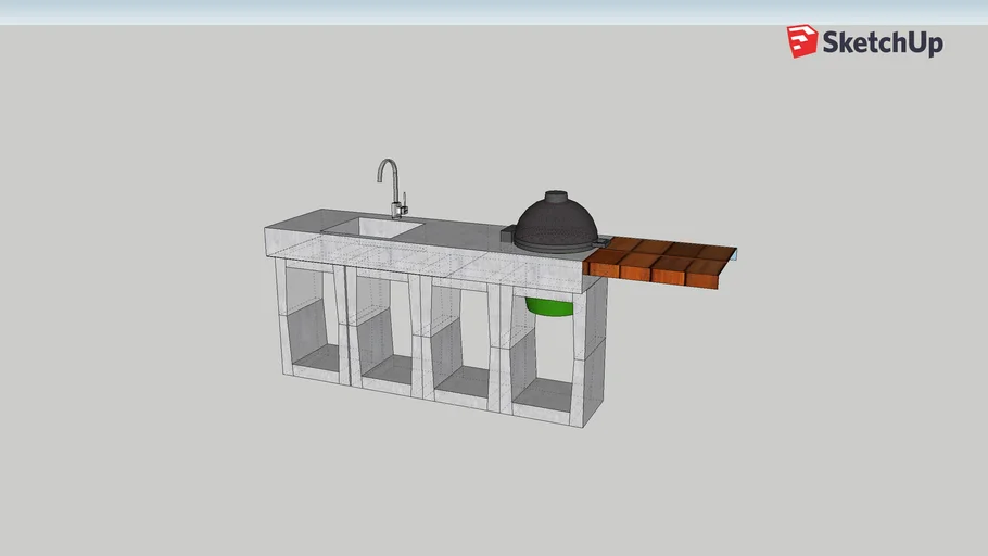outdoor kitchen | 3D Warehouse