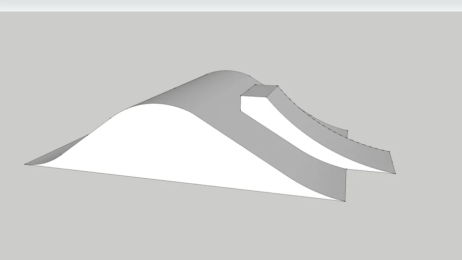 Wide Snowboard Jump | 3D Warehouse