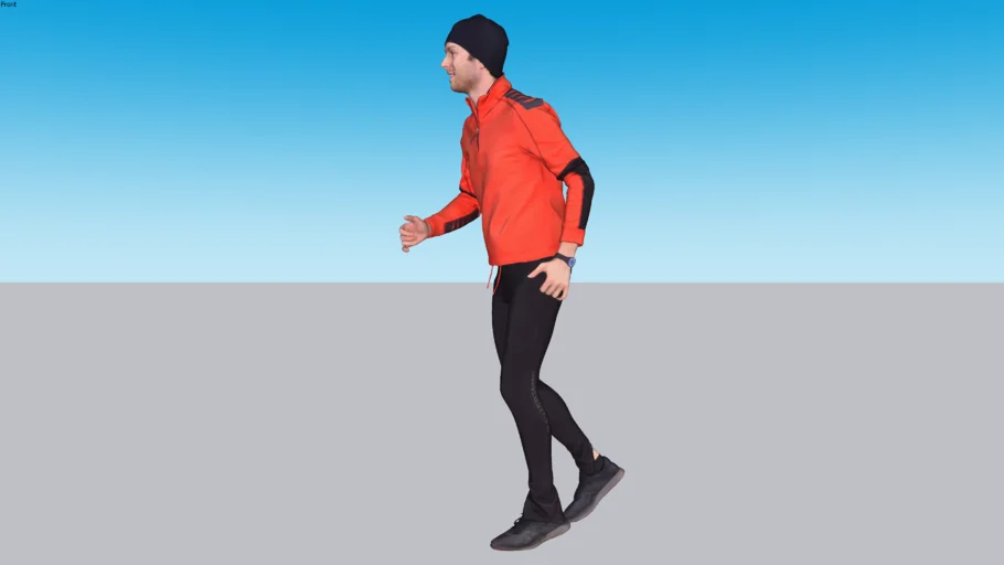 Young Boy Jogging | 3D Warehouse