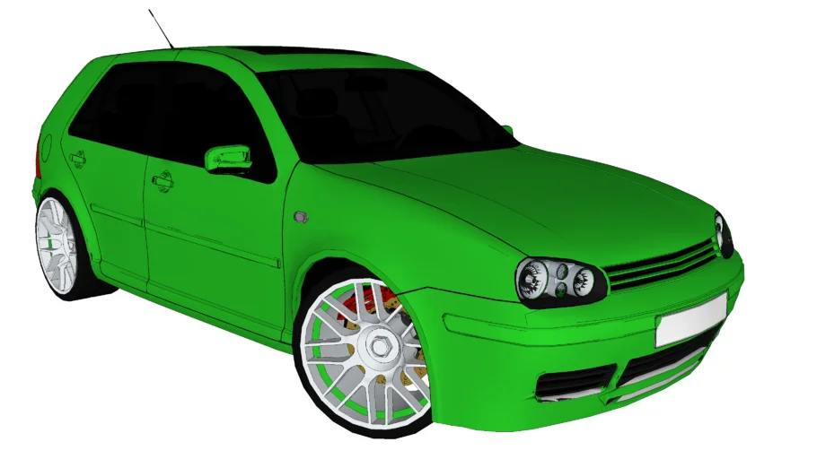 VW Golf 2000 | 3D Warehouse
