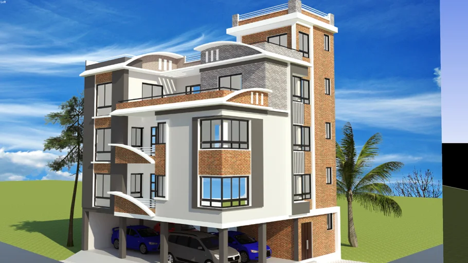 Residential 3d Building Designs