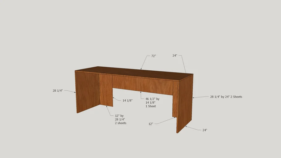 Computer Desk | 3D Warehouse