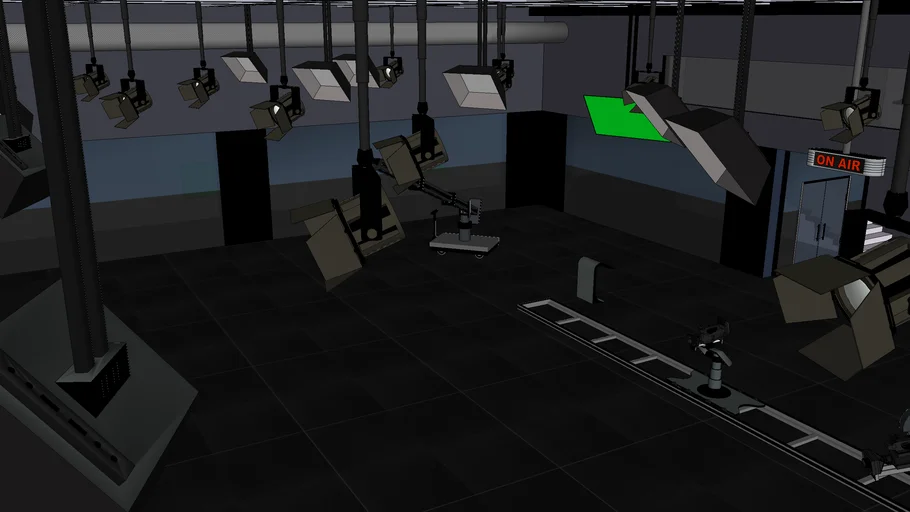 Estudio de TV & Cine / Cinema & TV Studio - Set | 3D Warehouse