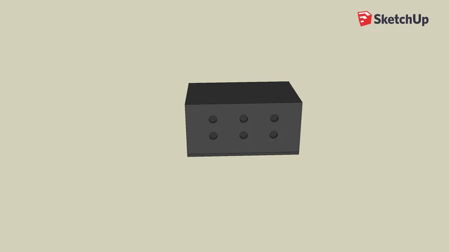 6 button box | 3D Warehouse