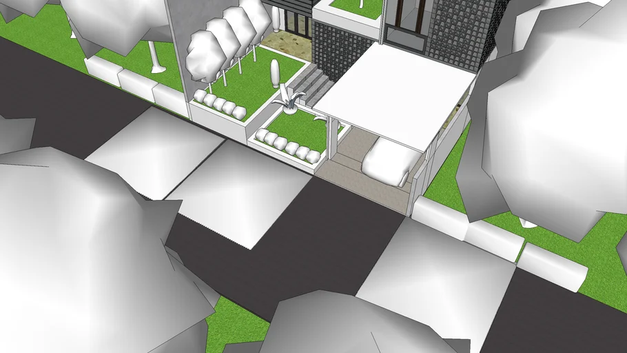 Rumah Roster 2 Enscape | 3D Warehouse