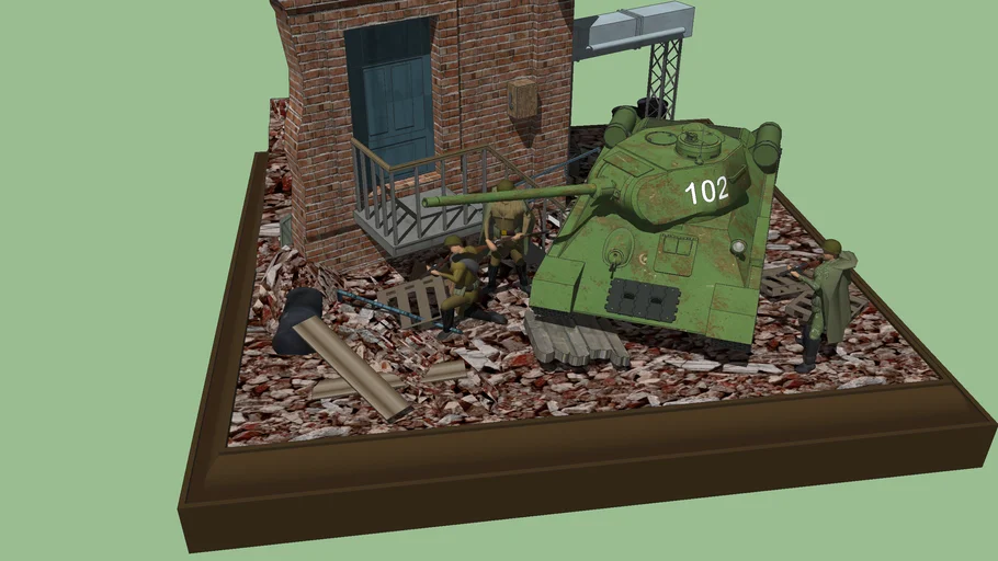 diorama, war | 3D Warehouse