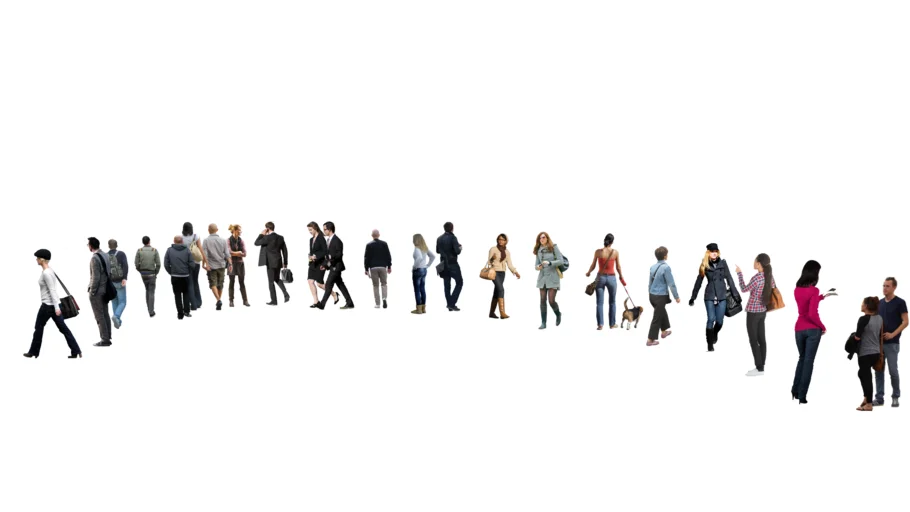 realistic 2d people | 3D Warehouse