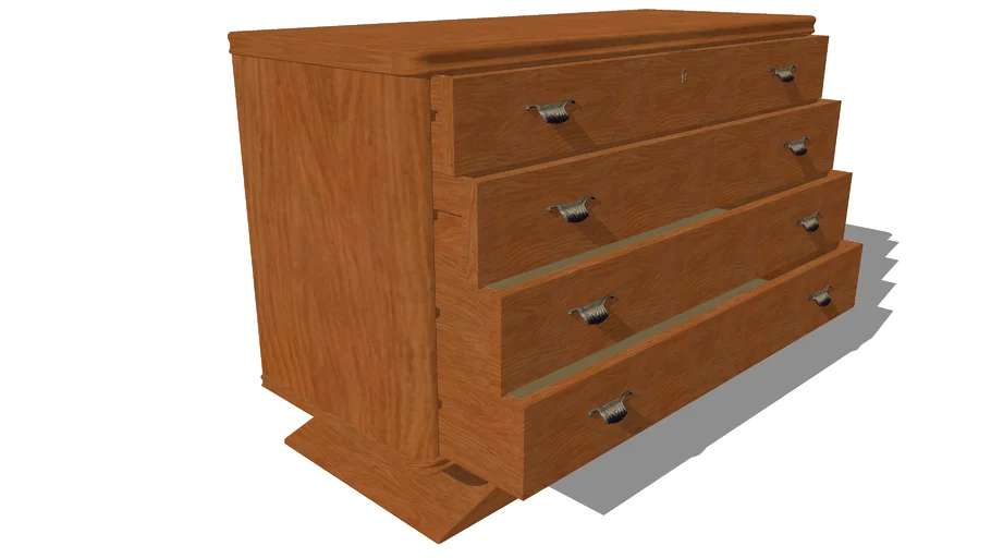 comò anni 50' | 3D Warehouse