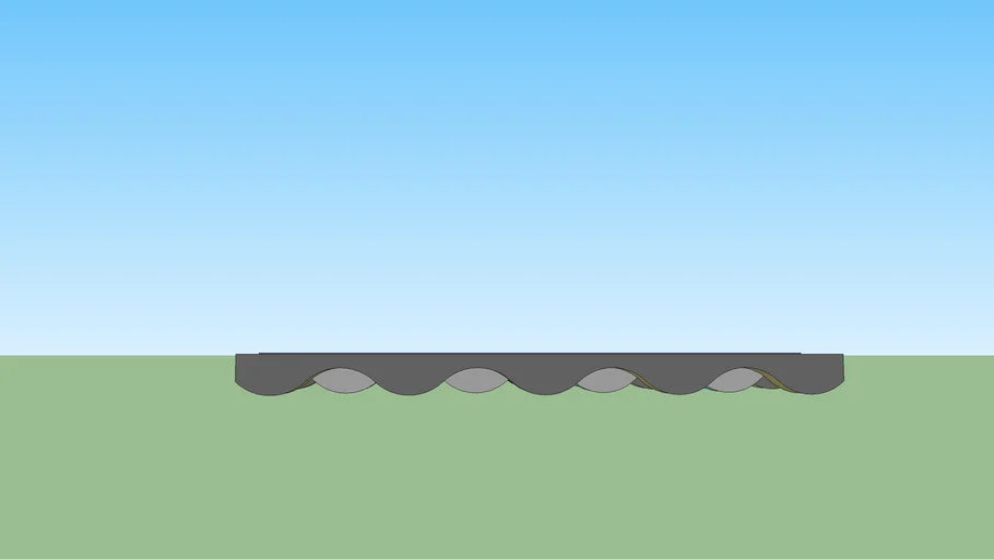 wave light ceiling | 3D Warehouse