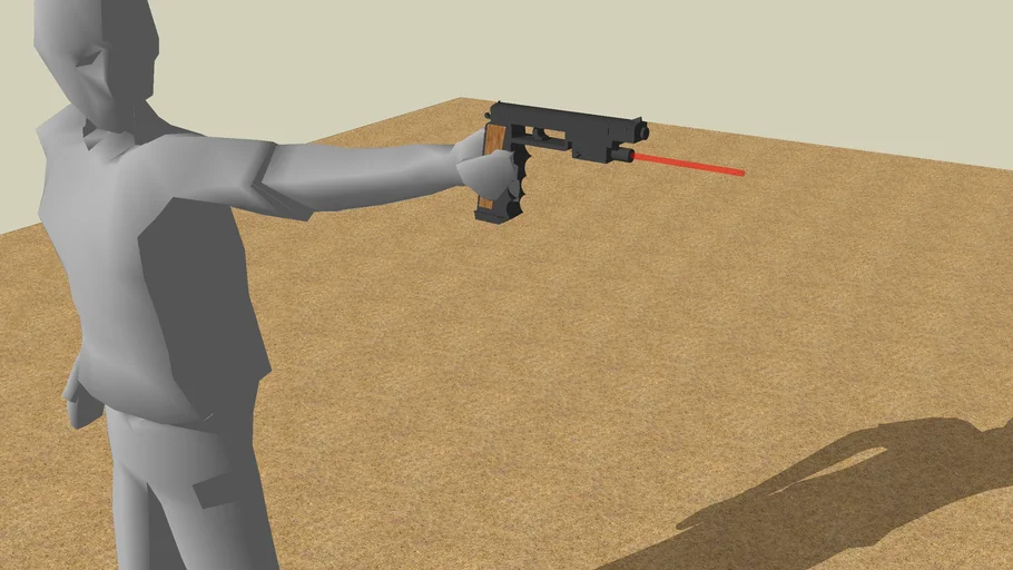 High in detail gun | 3D Warehouse