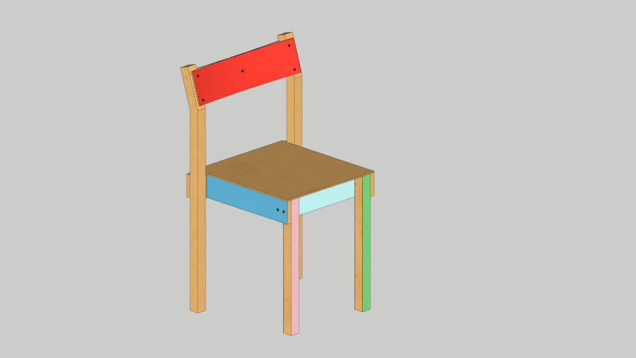BIBLIO Dining Chair MC1 version | 3D Warehouse
