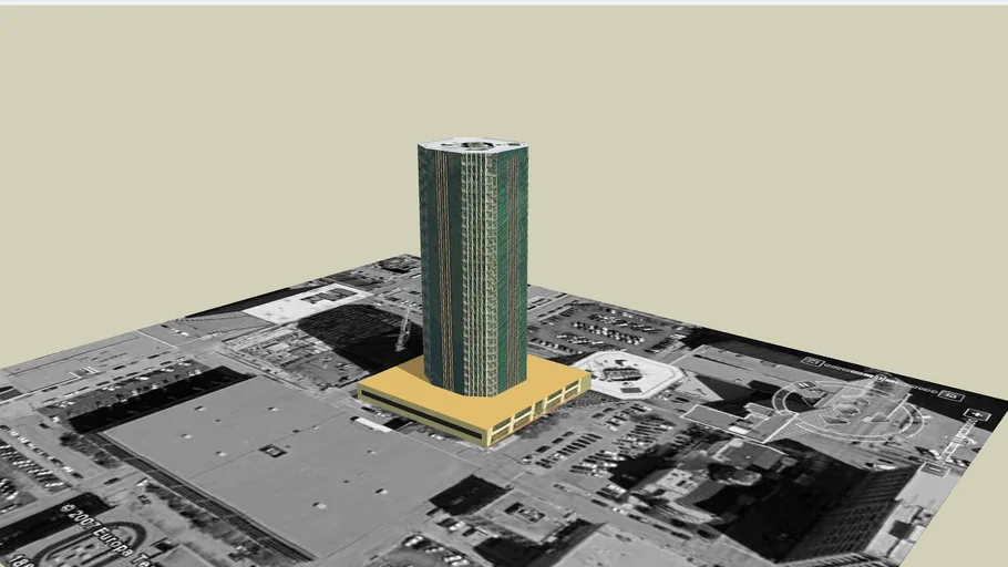 Bank One Building - Fort Worth | 3D Warehouse