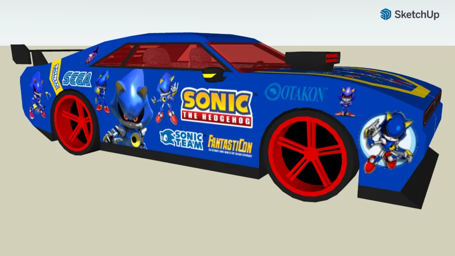 Sonic Team Metal Sonic Car | 3D Warehouse