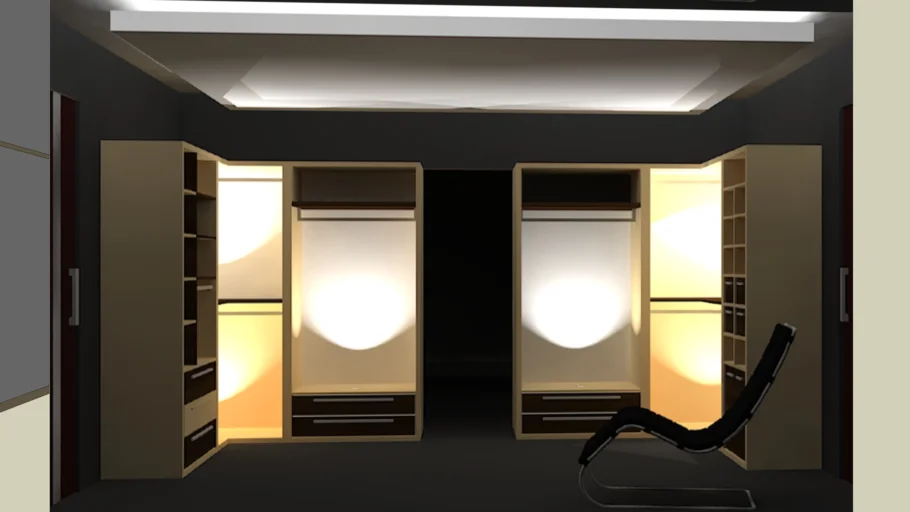 WALK-IN CLOSET E3 | 3D Warehouse
