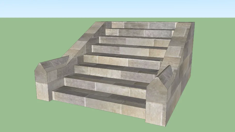 Stone steps | 3D Warehouse