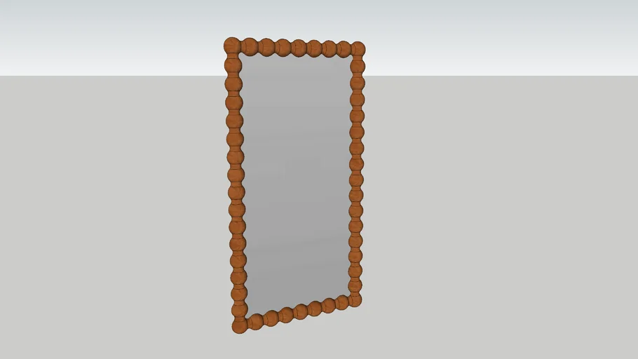Nickey + Kehoe - Small Bobbin Mirror | 3D Warehouse