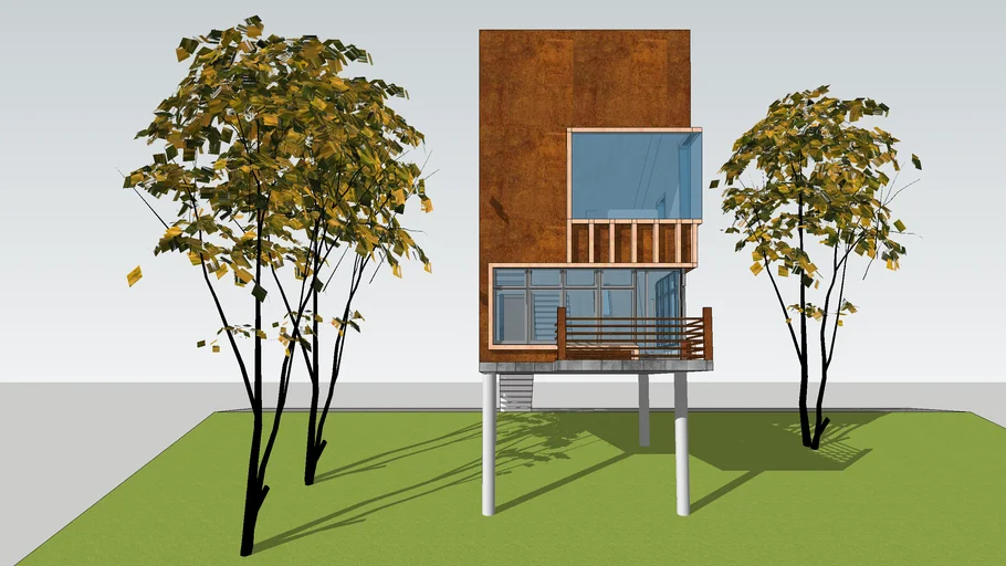 cabin house | 3D Warehouse