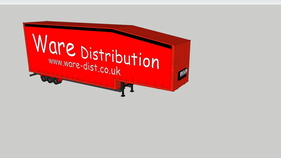 zach ware double deck trailer (own design) | 3D Warehouse