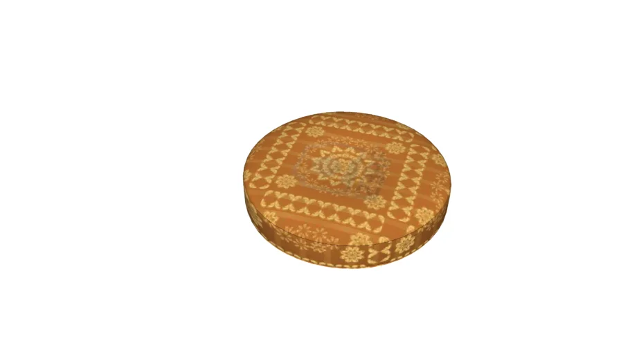 Siedzisko okrągłe, round pillow | 3D Warehouse
