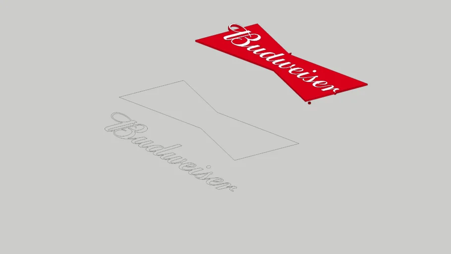 BUDWEISER-NEW LOGO | 3D Warehouse