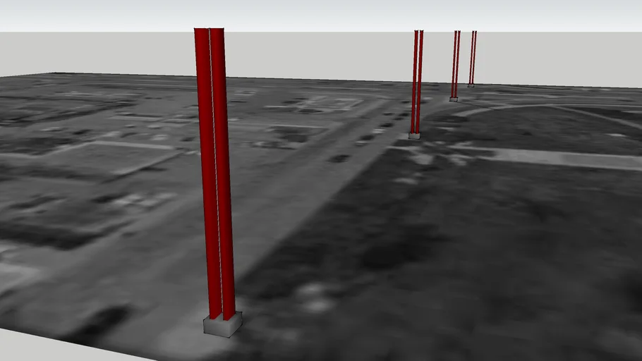 Border Posts Between Alberta and Saskatchawewan, Canada | 3D Warehouse