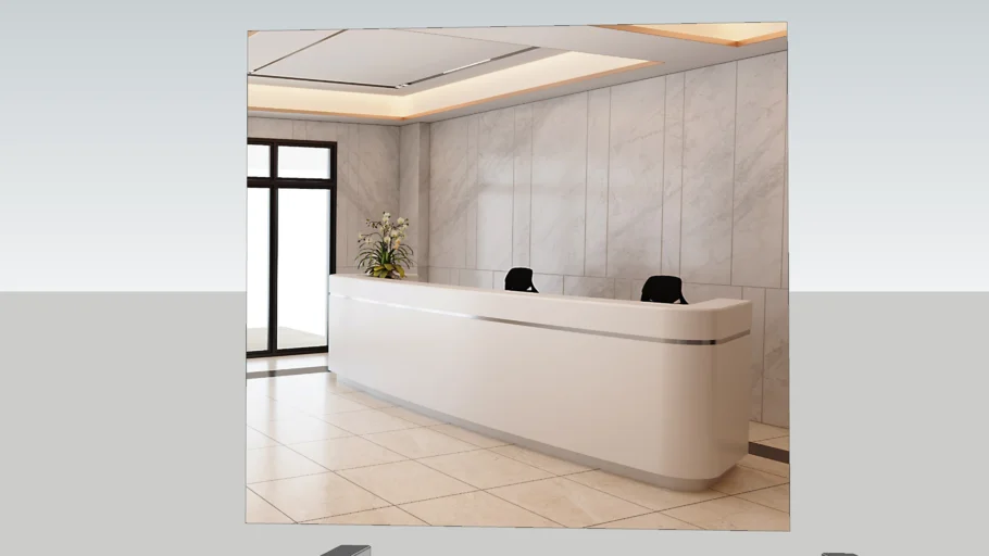 Reception Counter | 3D Warehouse