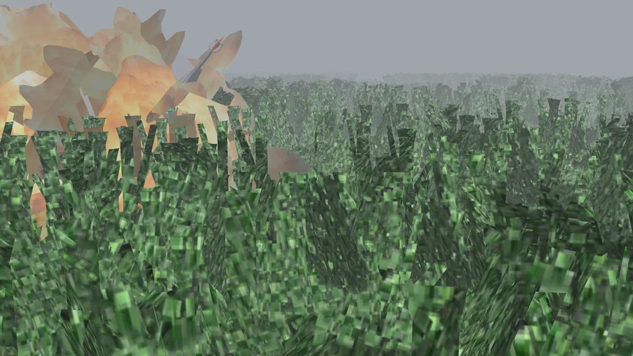 Jet Crashes into Forest During Rain | 3D Warehouse