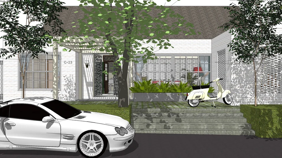 M + house | 3D Warehouse