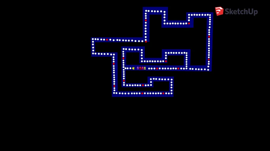 packman map | 3D Warehouse