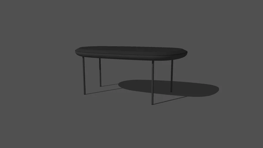 Living Divani Pebble Table Low | 3D Warehouse