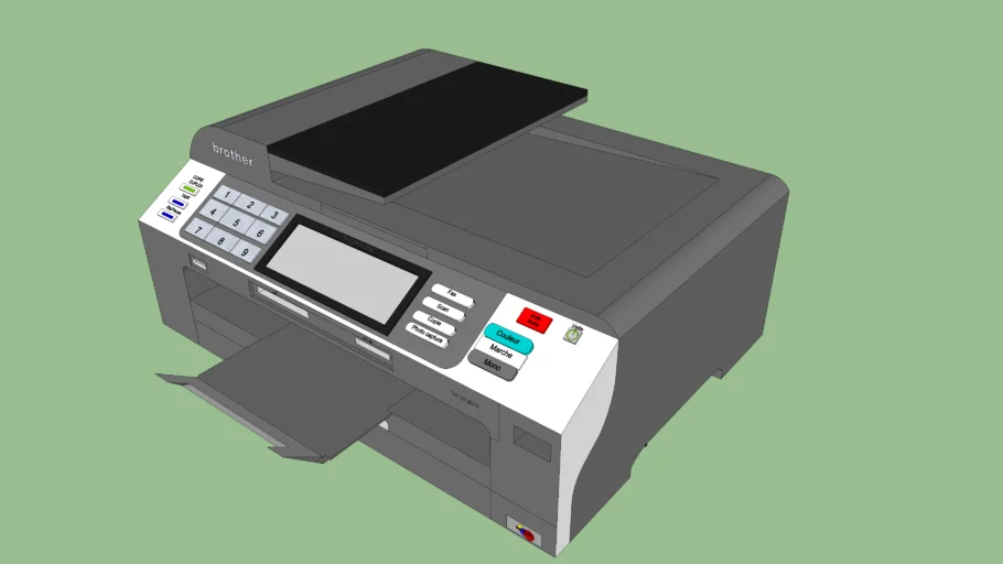 printer (brother) | 3D Warehouse