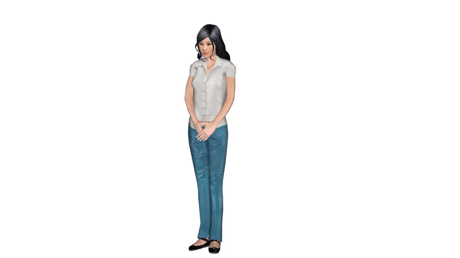 3D woman_standing1 | 3D Warehouse