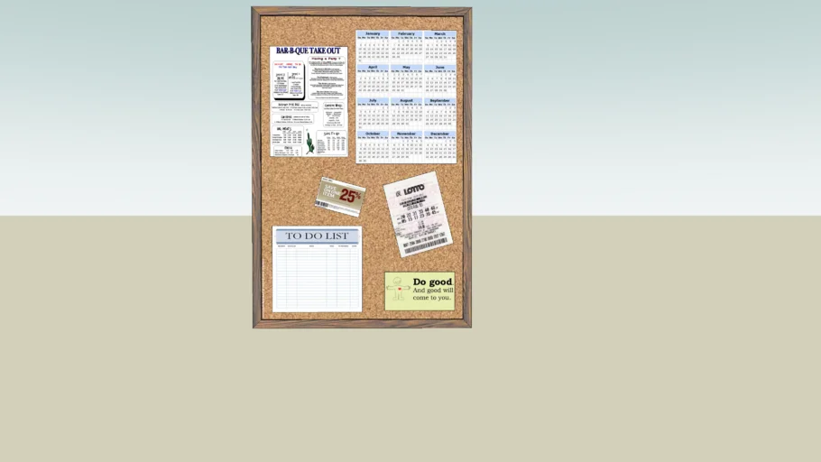 Bulletin Board | 3D Warehouse