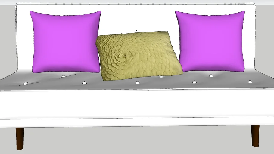 Tierman Sofa Sleeper with Cushions | 3D Warehouse